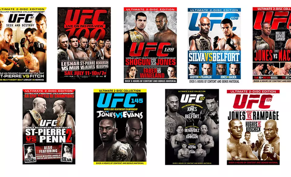 UFC Best of the Best 7-DVD Set | Groupon Goods