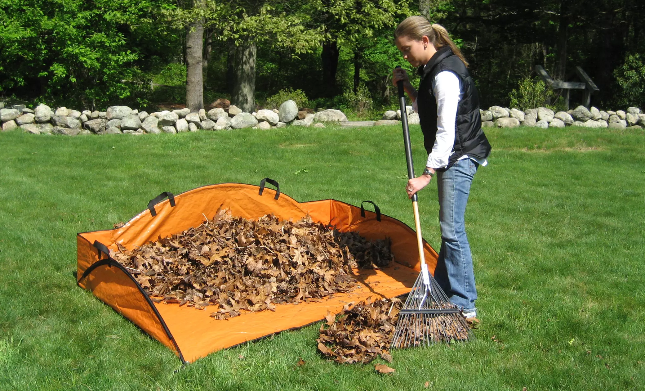 EZ Leaf Hauler and Leaf Stomper | Groupon Goods