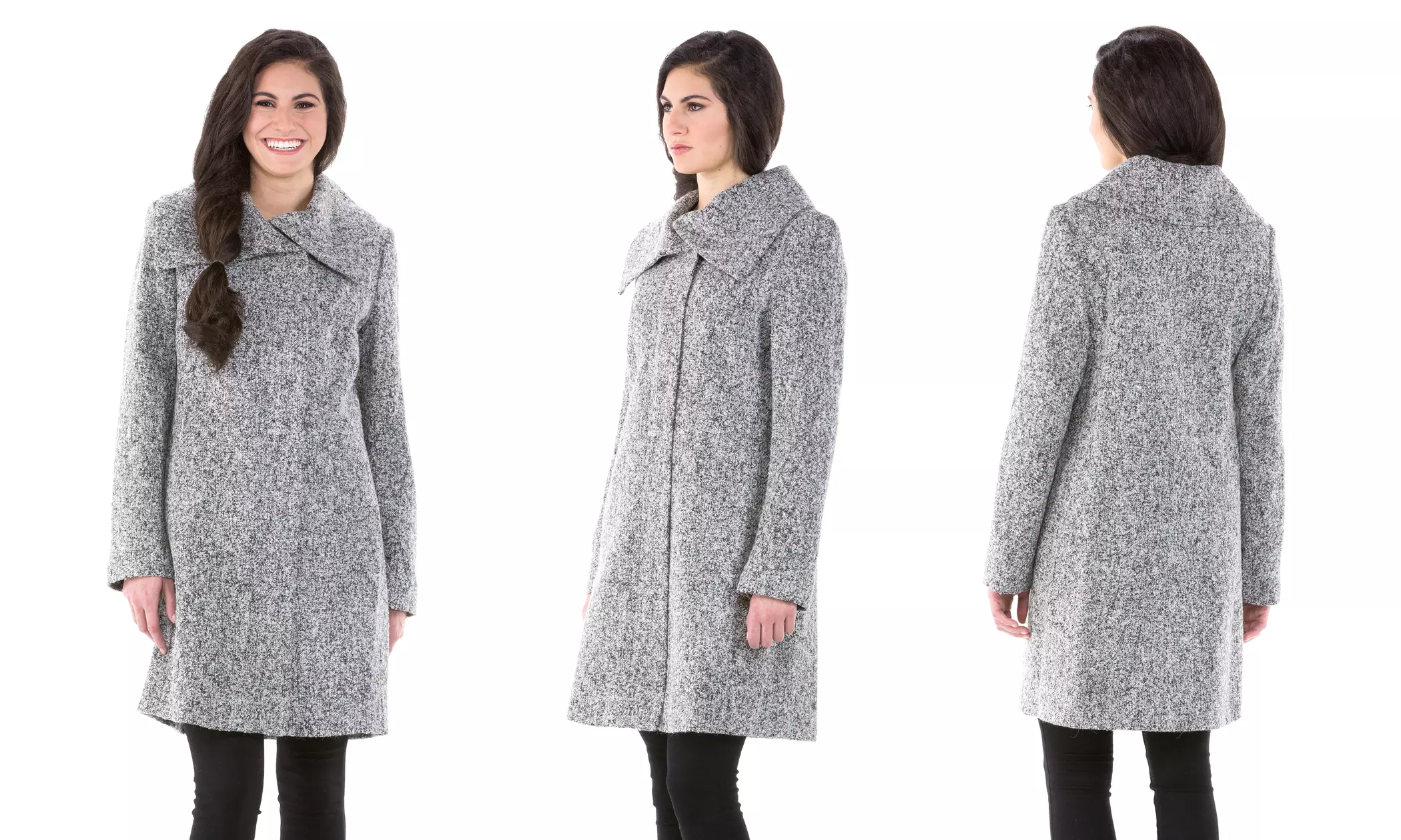 Jones New York Marled Coat | Groupon Goods