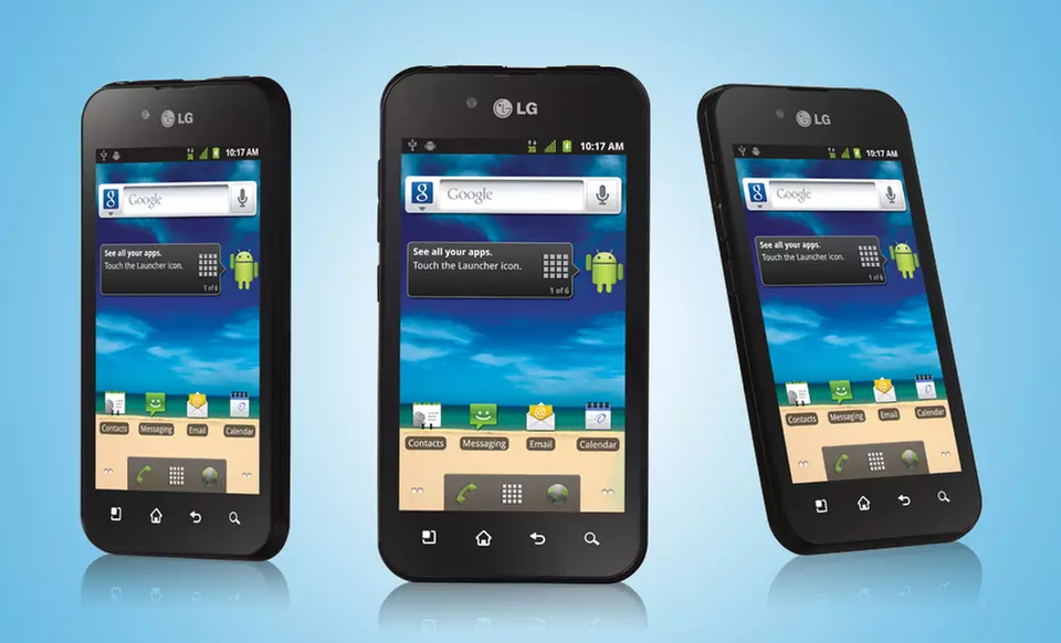 LG Optimus Smartphone for Net10 | Groupon Goods