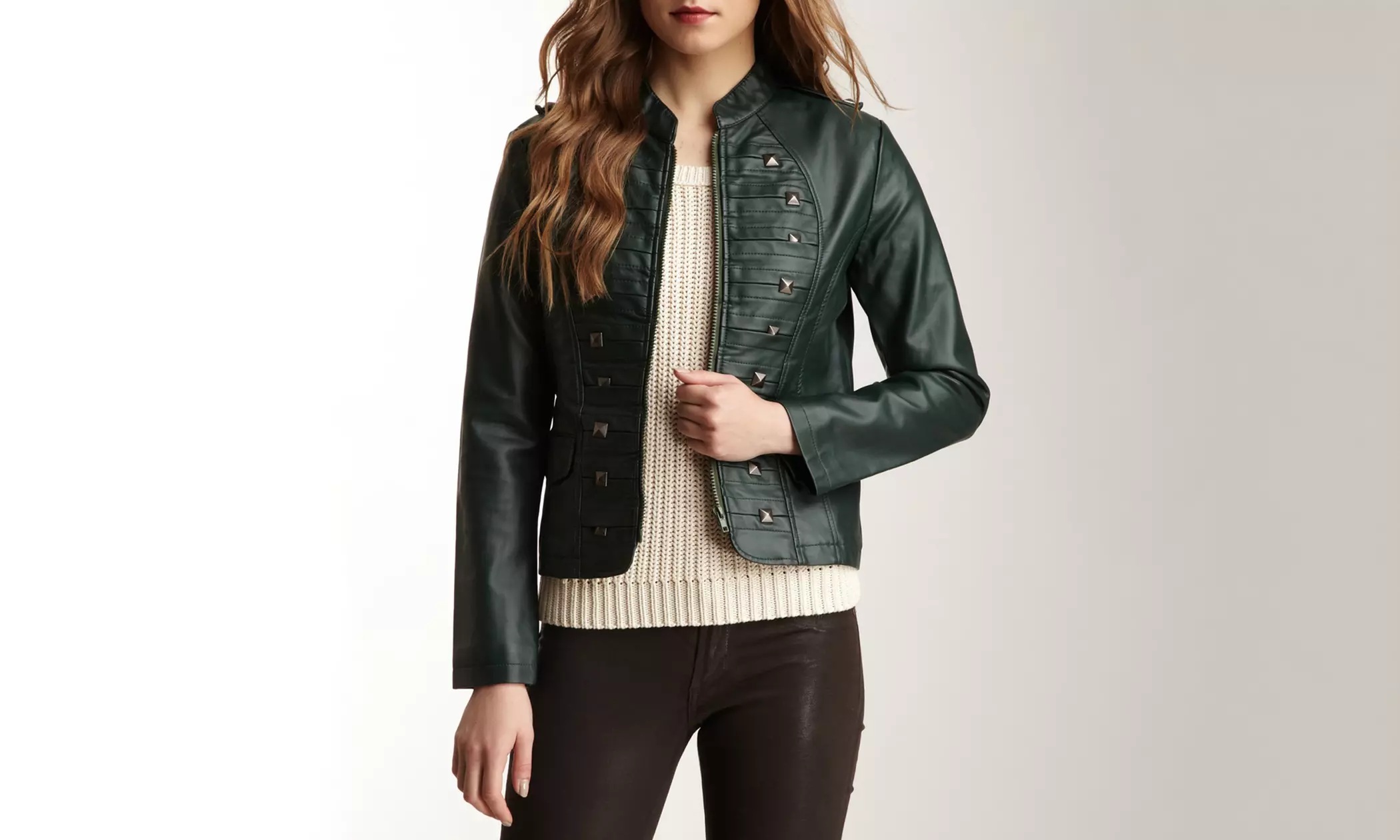 Women's Faux-Leather Jackets | Groupon Goods