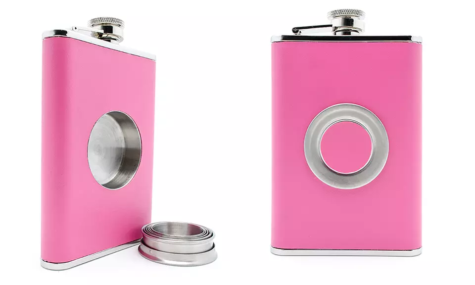 Flask with Built-In Shot Glass | Groupon Goods