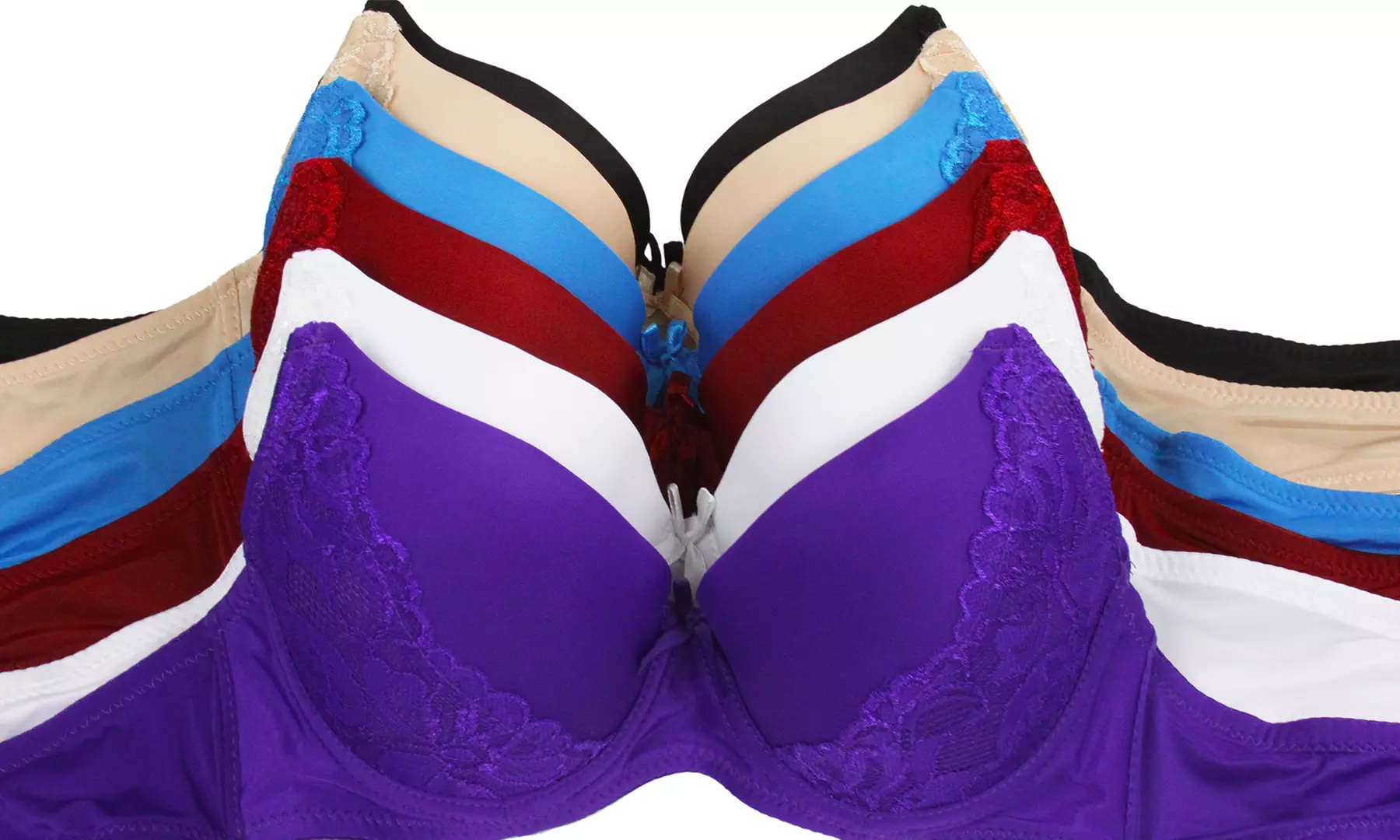 Women's Full Cup Bra (6Pk) | Groupon Goods