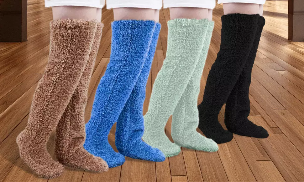 Up To 68% Off on Snuggs Cozy Socks Snuggle Leg... | Groupon Goods
