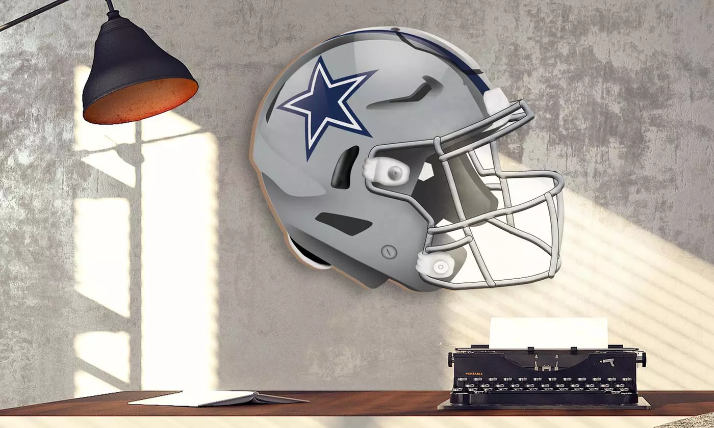 NFL Helmet Cutout Home Sign | Groupon Goods