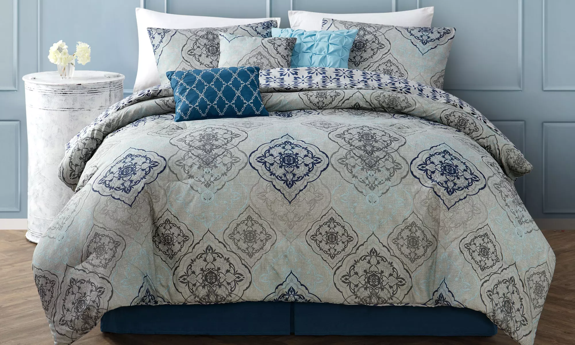 Novara Comforter Set (7-Piece) | Groupon Goods