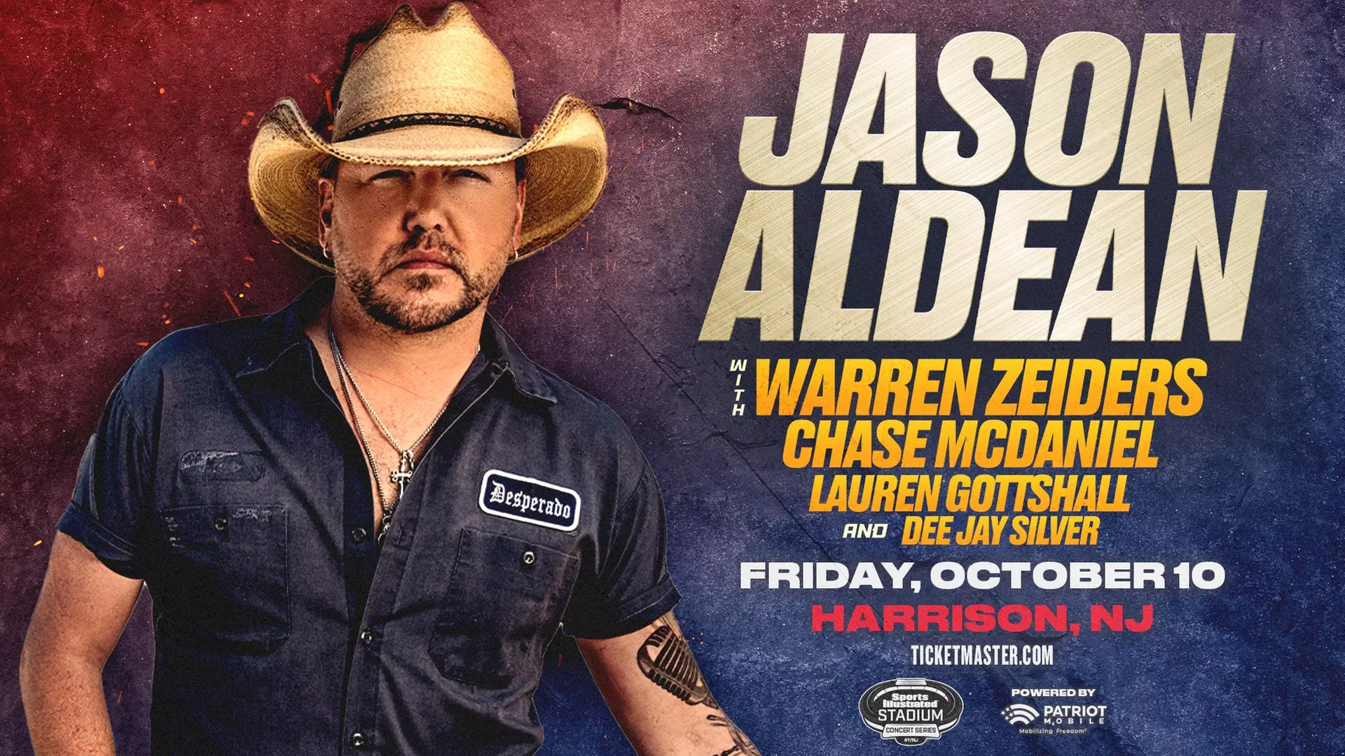 JASON ALDEAN - LIVE at Sports Illustrated Stadium Harrison NJ 2025 in ...