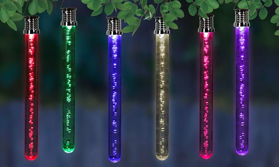 Solar LED Hanging Stick (4-Pack) | Groupon Goods