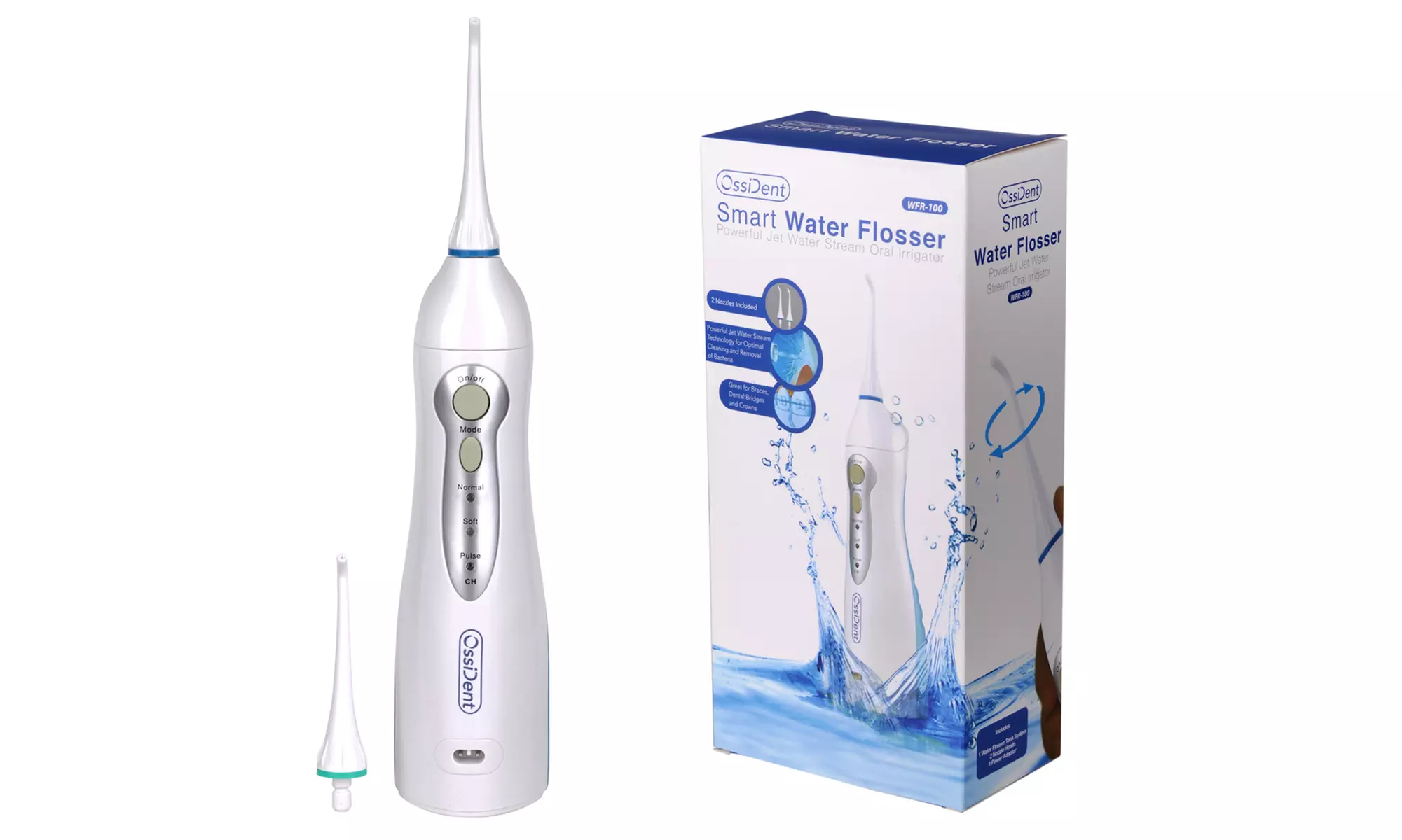 Smart Water Flosser with Tips | Groupon Goods