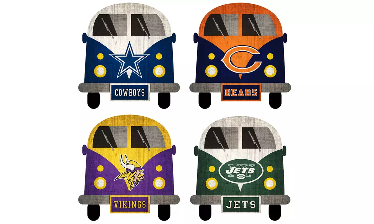 Fan Creations NFL Team Bus Sign | Groupon Goods