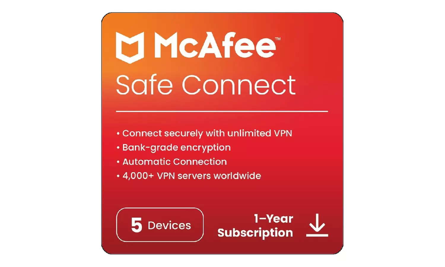 McAfee Safe Connect VPN 2025 in Chicago | Groupon