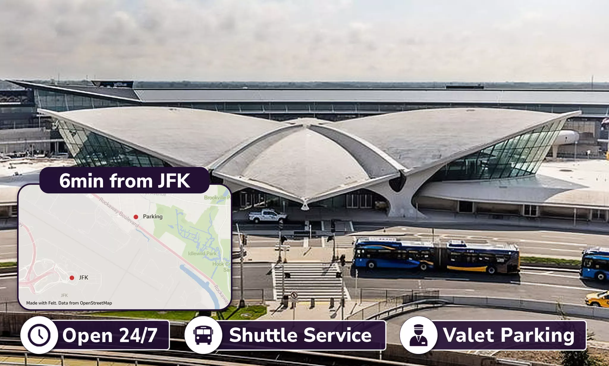 The Parking Point JFK - John F. Kennedy International Airport - From ...