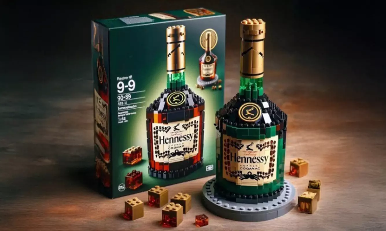 Up To 85% Off on LEGO Inspired DIY Whiskey Bottle Building Block Model ...