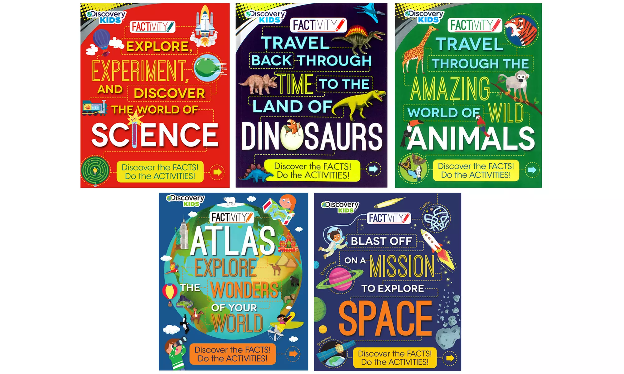 Discovery Factivity Book Bundle | Groupon Goods