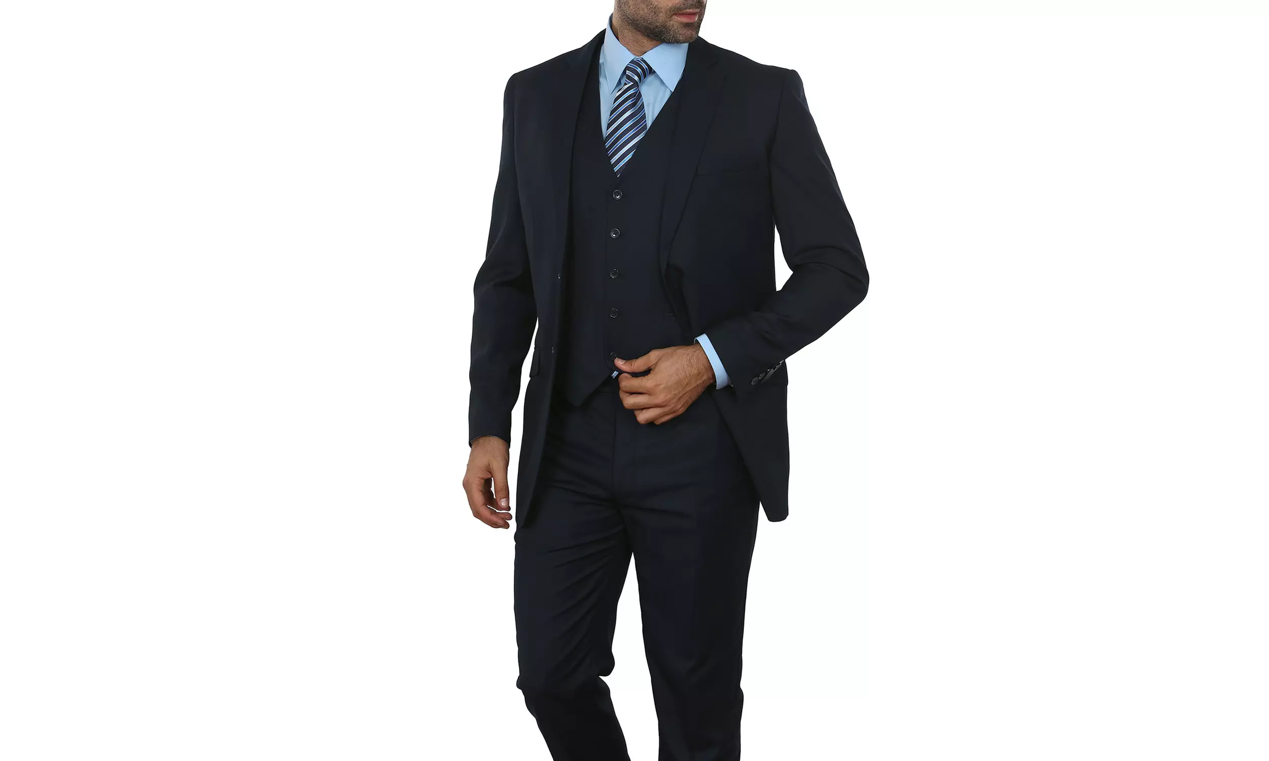 Retro Paris Men's 3-Piece Suit | Groupon Goods