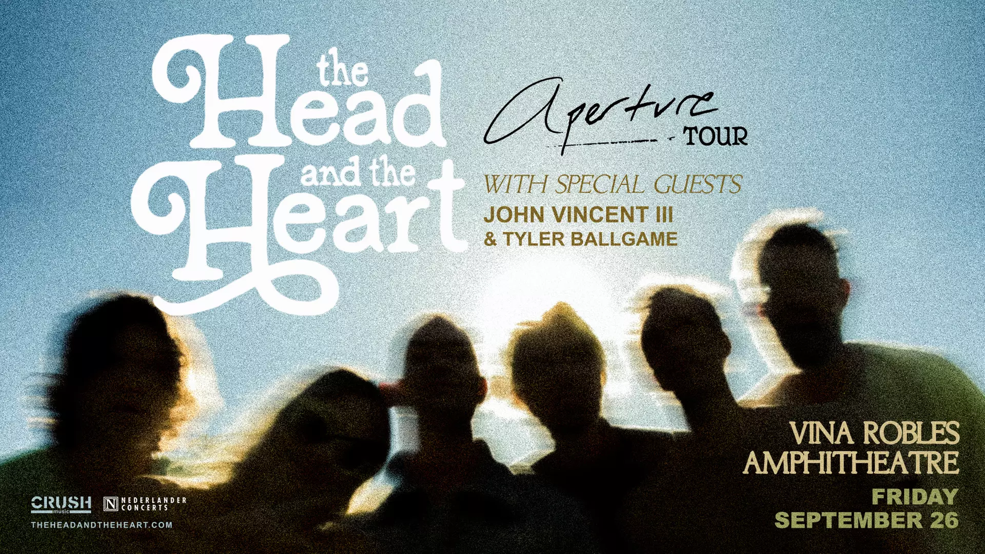The Head The Heart Aperture Tour John Vincent III Tyler Ballgame Vina ...