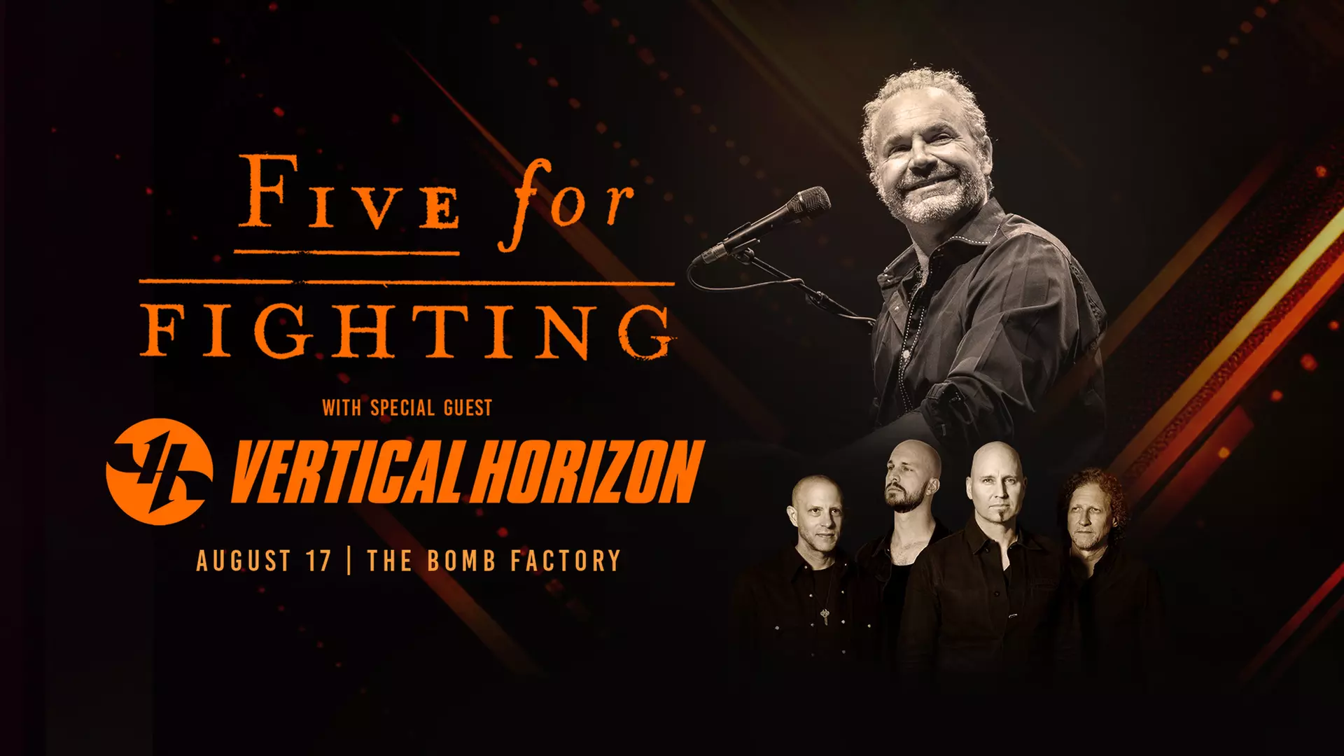 Five For Fighting Vertical Horizon Bomb Factory Dallas 2025 in Dallas ...