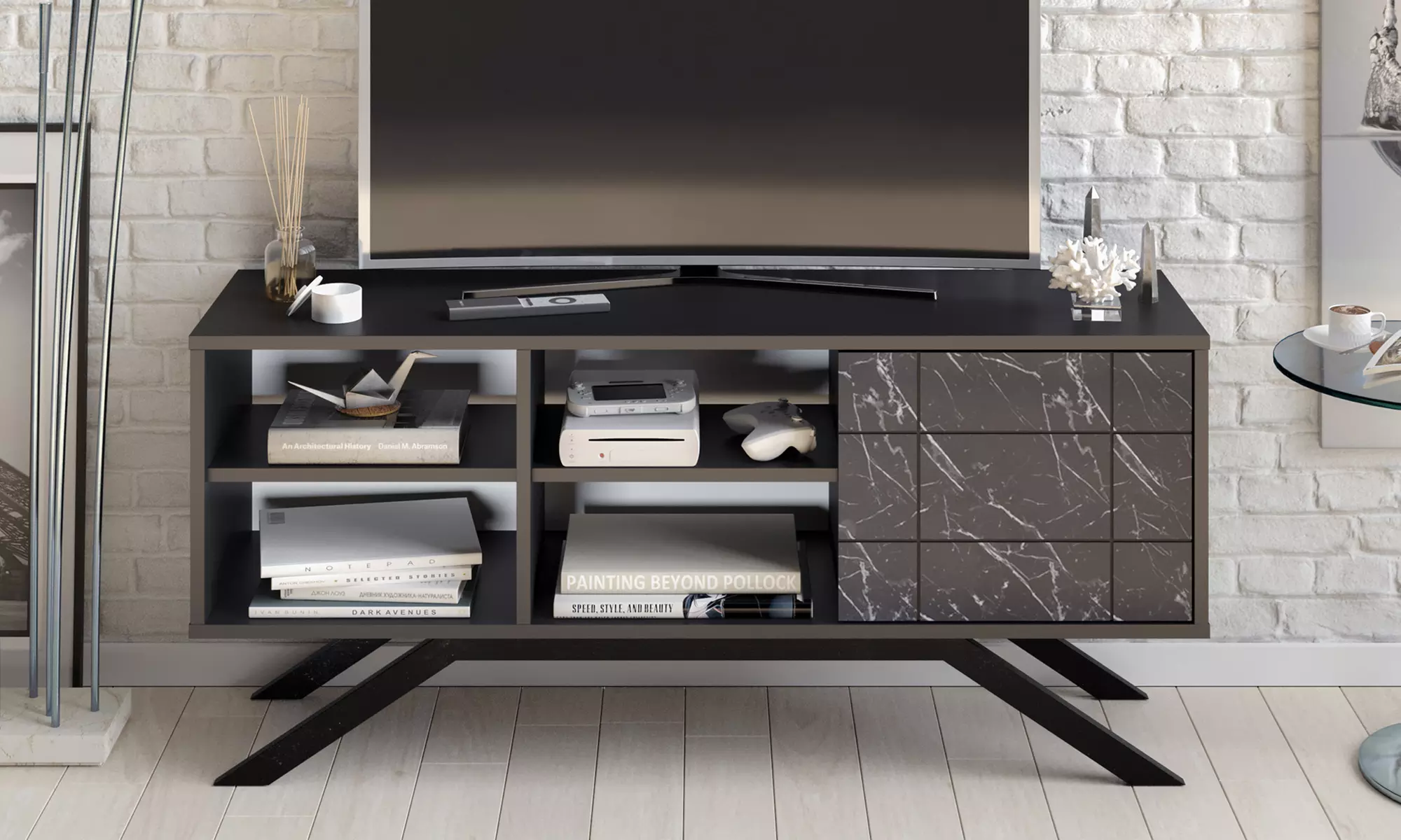 Up To 46% Off on Decorotika North TV Stand and Media Console | Groupon ...