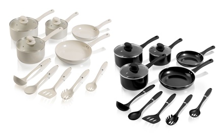 Swan Pan Set with Utensil Set | Groupon Goods