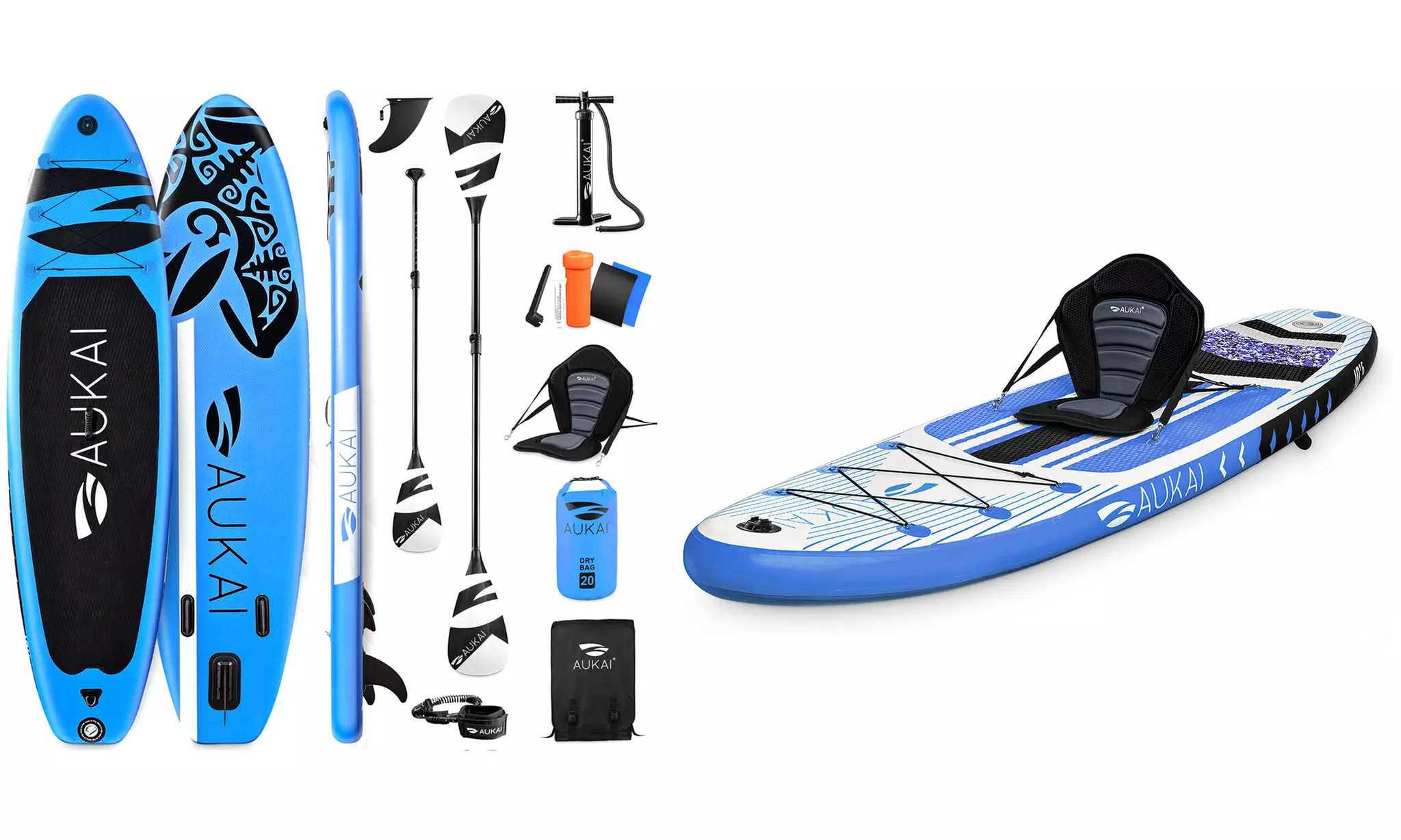 Jusqu'à 72% de réduction sur Planche de paddle Aukai pro Ocean ...