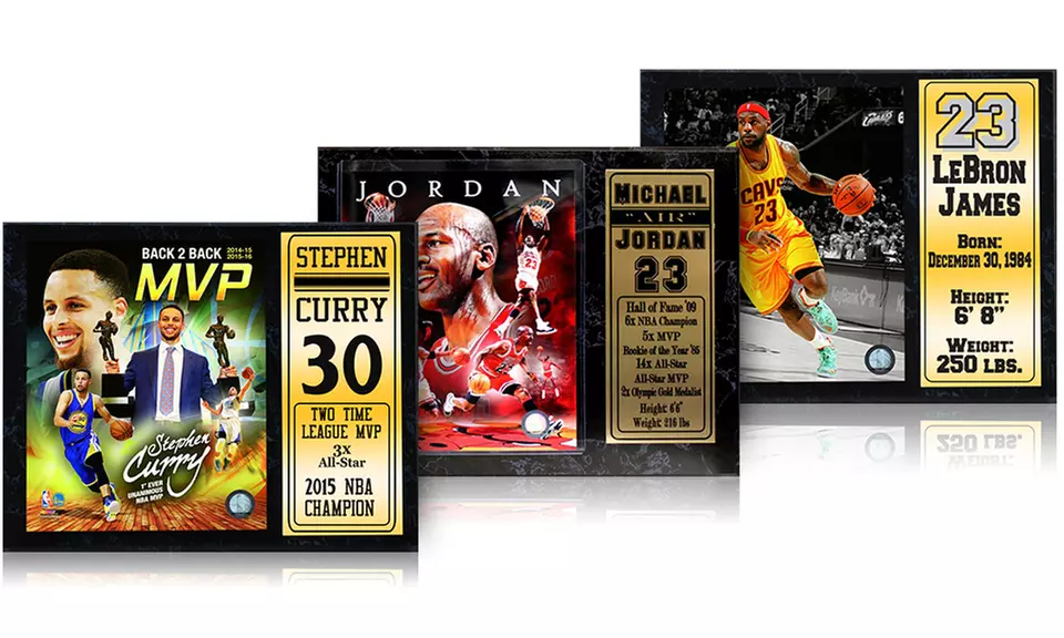 NBA Memorabilia Plaques | Groupon Goods