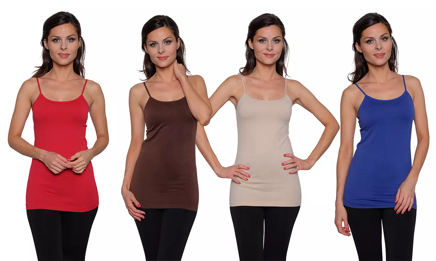 Seamless Layering Camis (8pk) | Groupon Goods