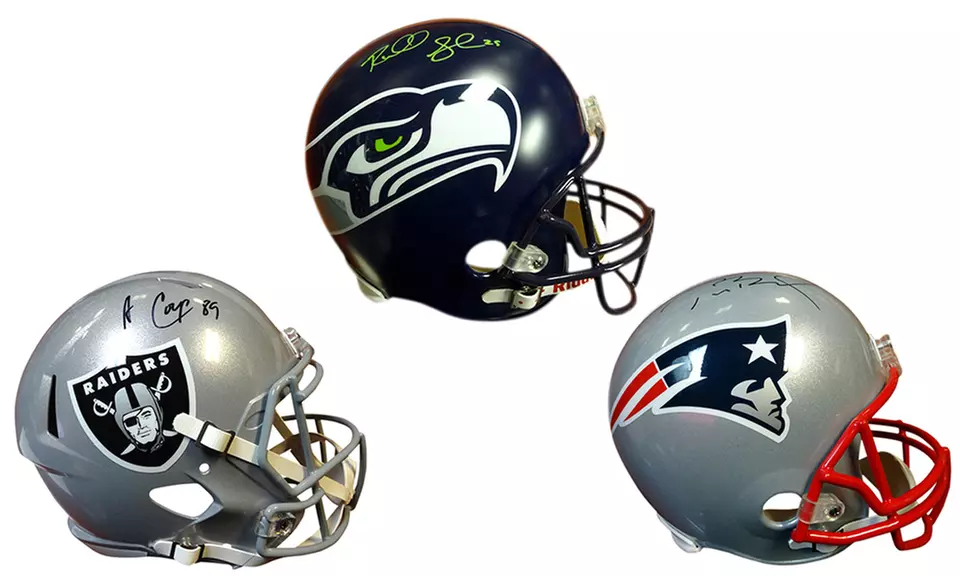 NFL Full-Size Autographed Helmet | Groupon Goods