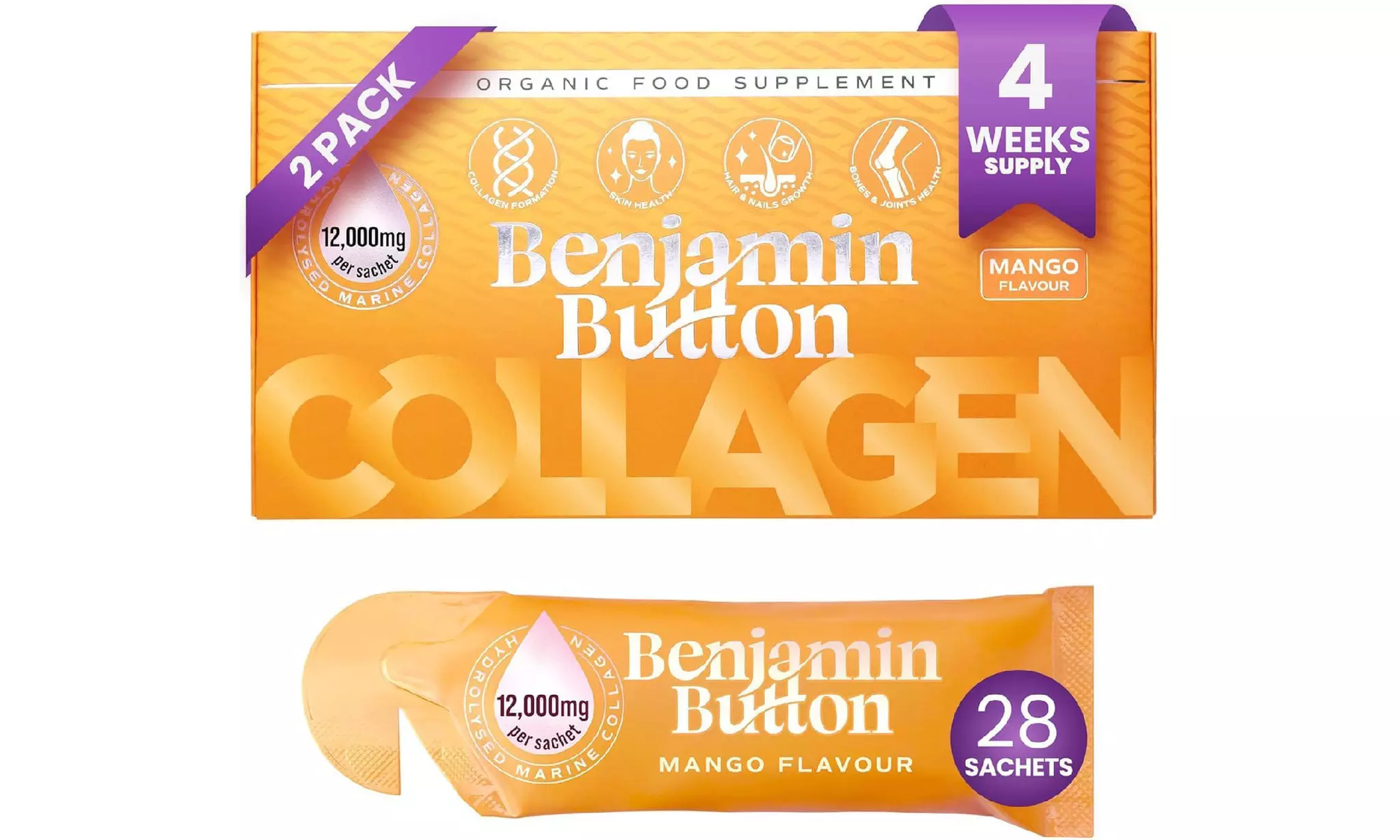 Up To 30% Off on Benjamin Button Liquid Marine Collagen 12,000mg ...