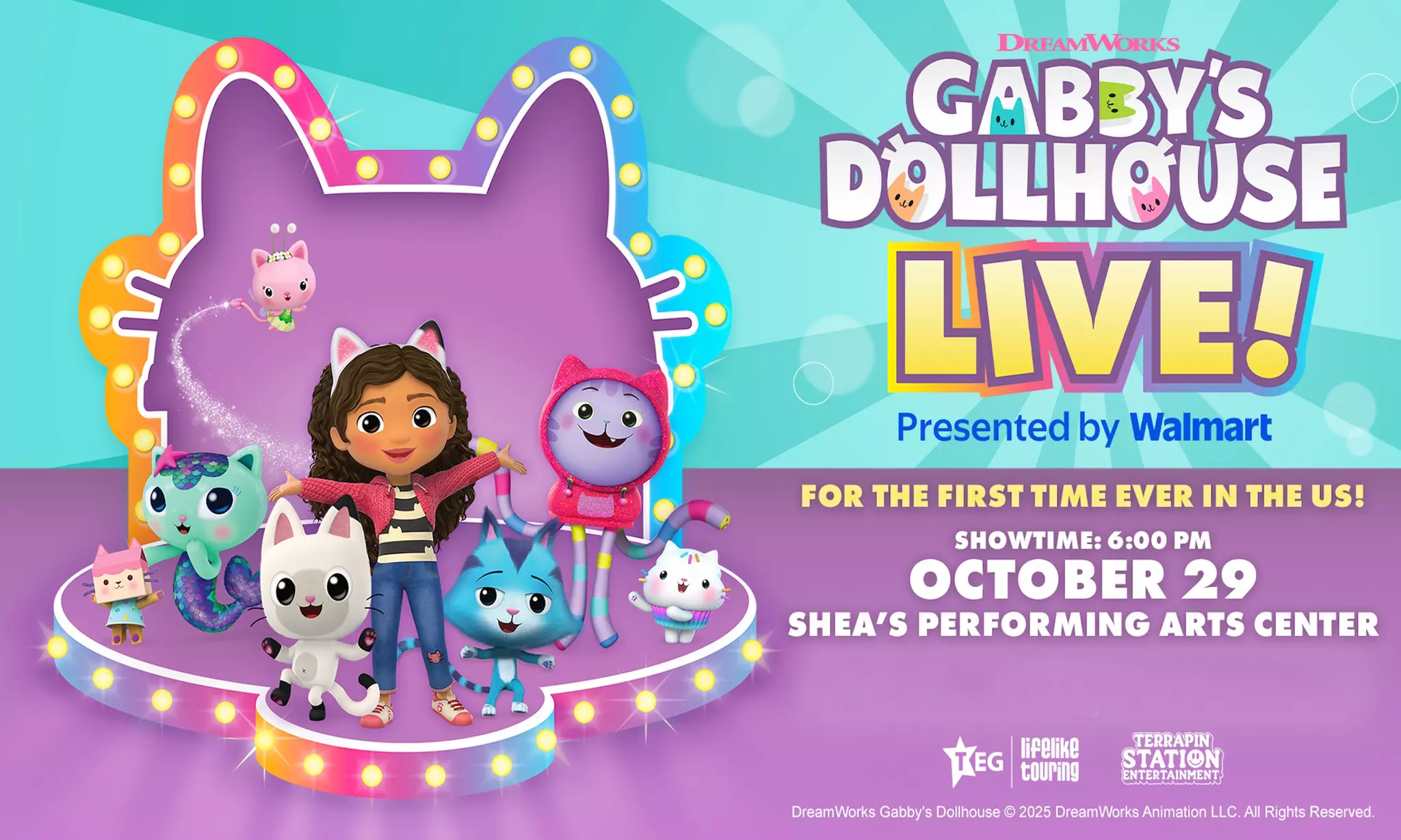 Gabby's Dollhouse Live! Shea's Performing Arts Center Buffalo 2025 in ...