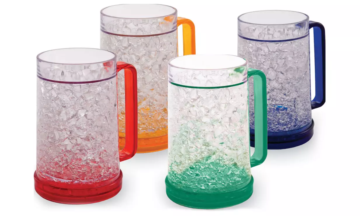 Gel Freezer Mugs (4-Pack) | Groupon Goods