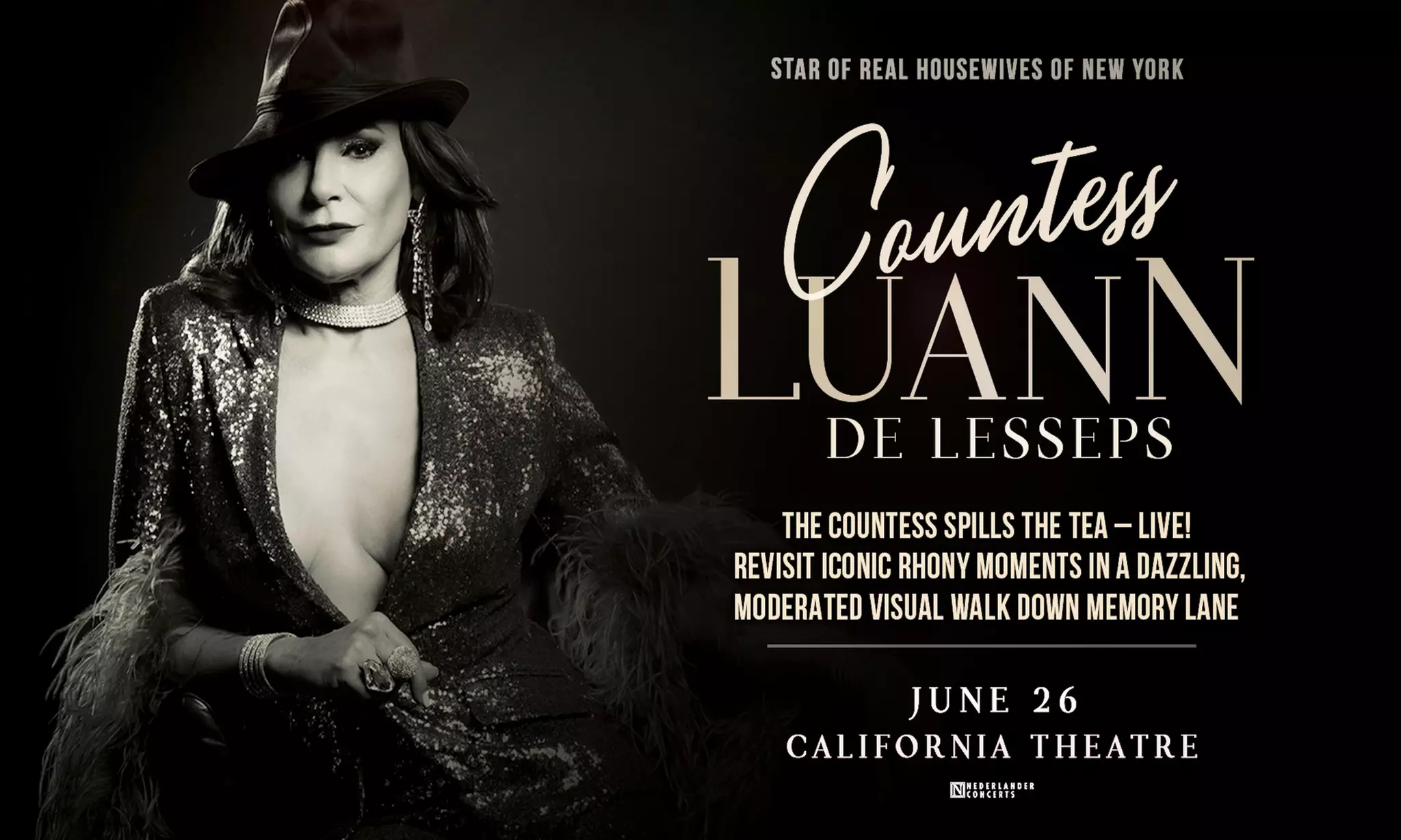 An Evening Countess Luann de Lesseps of Real Housewives of New York ...