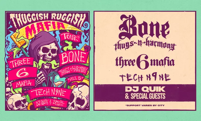 The Thuggish-Ruggish-Mafia Tour: Bone Thugs-N-Harmony and Three 6 Mafia ...