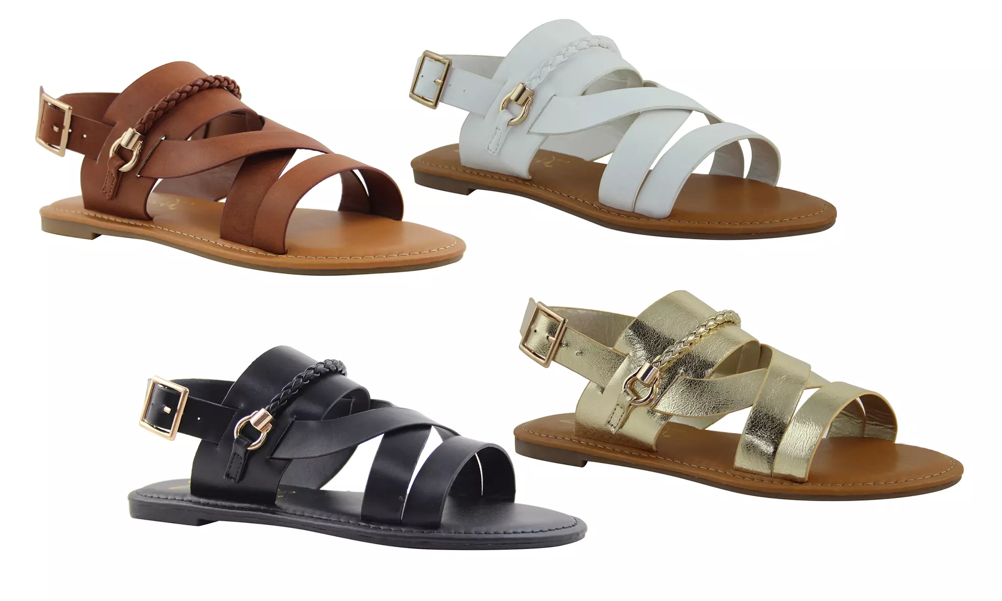 Celebrity NYC Mandy Slide Sandal | Groupon Goods