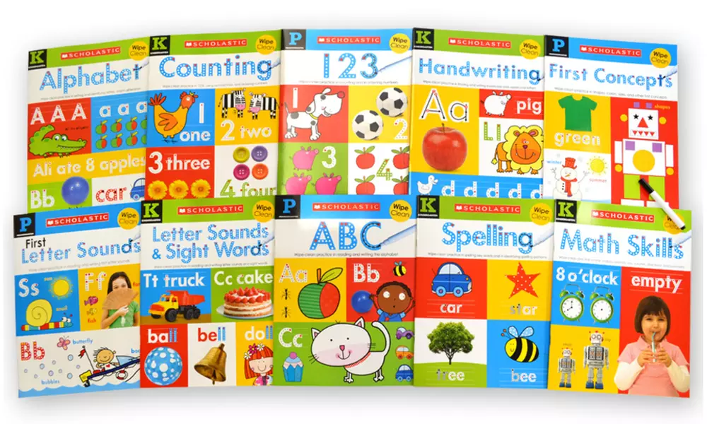 Scholastic Wipe-Clean Books | Groupon Goods