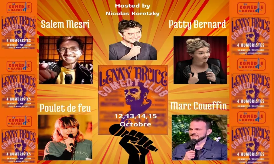 "Lenny Bruce Comedy Club" à la Comédie du Havre à Le Havre | Groupon