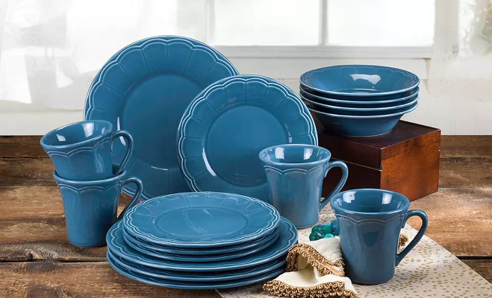 Naperon Dinnerware Set (16-Pc.) | Groupon Goods