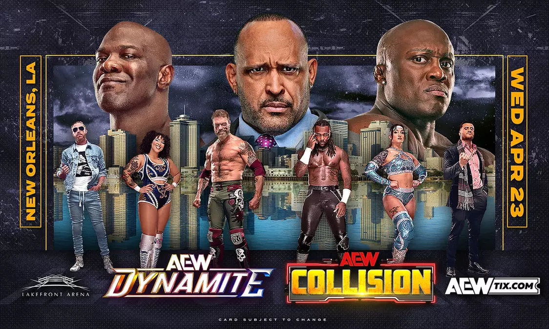 All Elite Wrestling AEW Presents Dynamite and Collision New Orleans ...