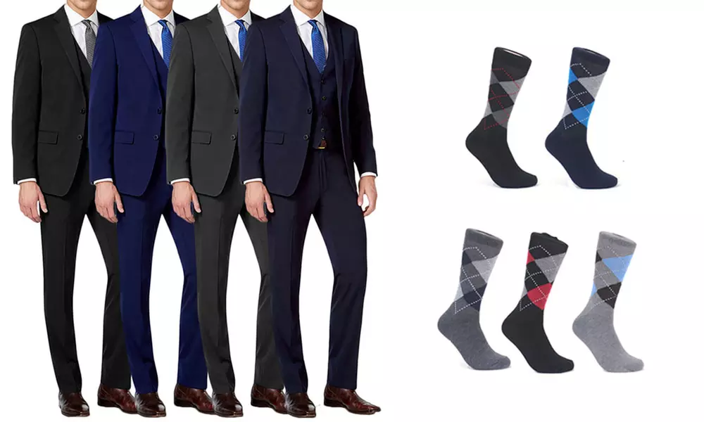 Mario Rossi Men's 3-Piece Suits | Groupon Goods
