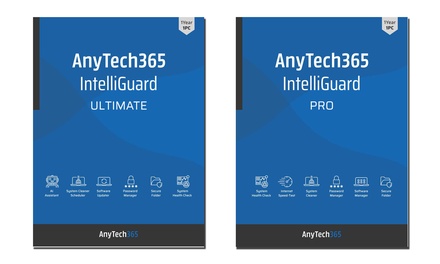 Up To 90% Off AnyTech365 IntelliGuard PRO and Ultimate 1 PC 1 year ...