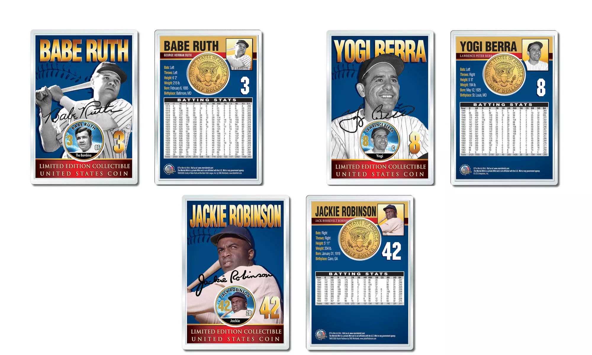 Baseball Legends 24K Coins | Groupon Goods