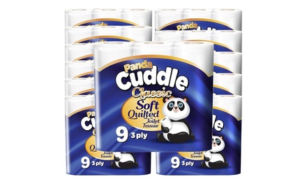 Up To 58% Off Bulk Buy - Panda Cuddle Classic Quilted Toilet Roll | Groupon
