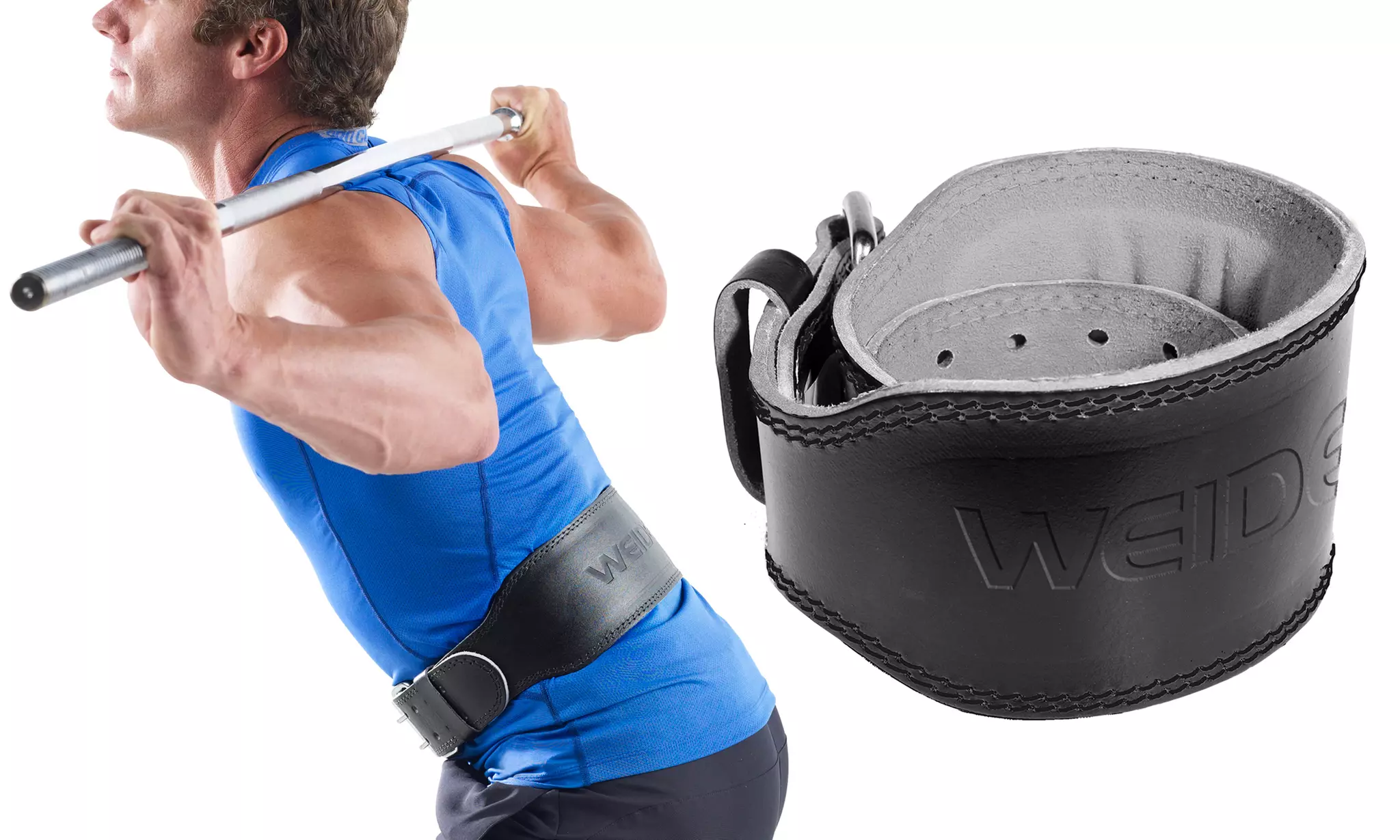 Weider Padded Weightlifting Belt | Groupon Goods