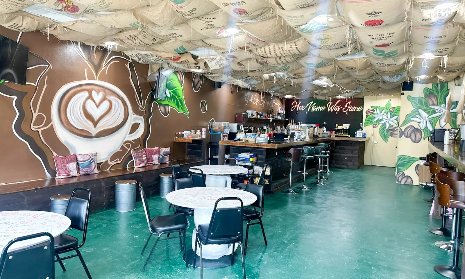 Her Name Was Irene Coffee and Internet Cafe - From $11 - Houston | Groupon