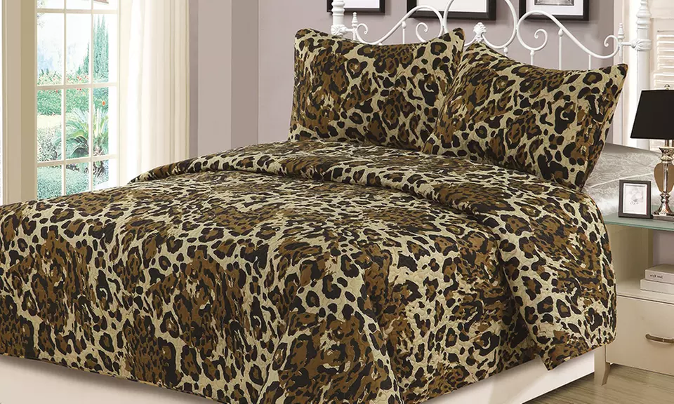 Katy Animal-Print Quilt Set | Groupon Goods