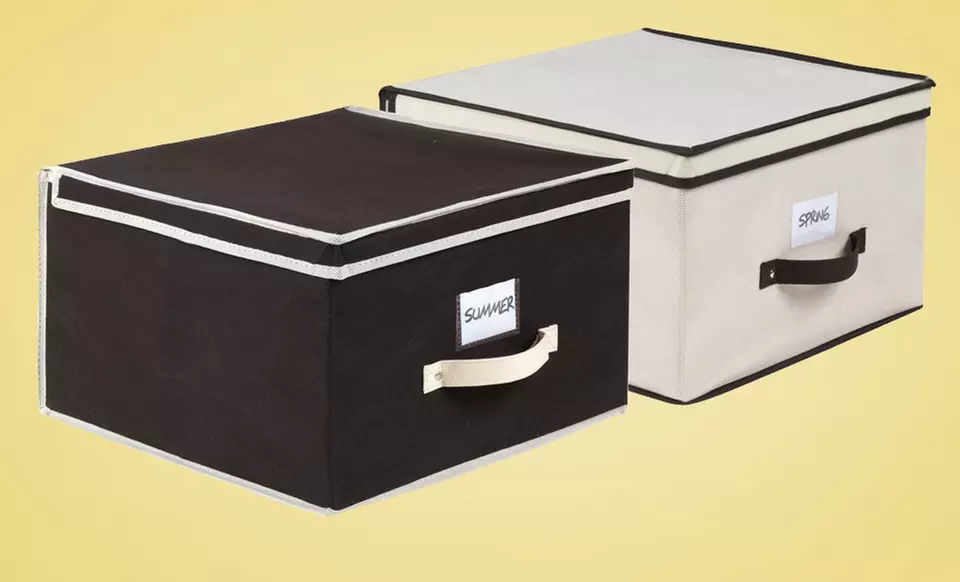 Jumbo Storage Boxes with Lids | Groupon Goods