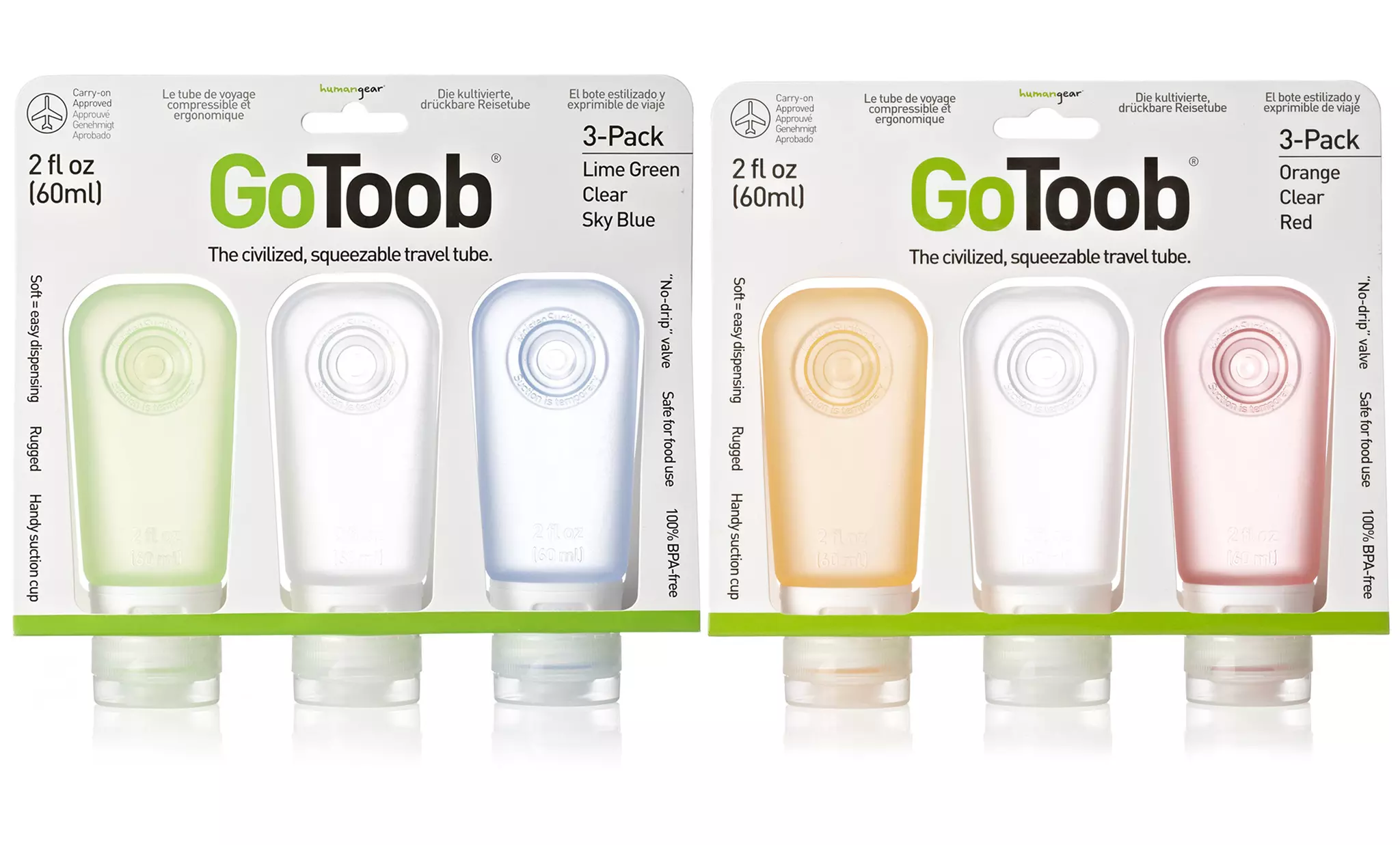 Humangear GoToob Travel Bottles | Groupon Goods