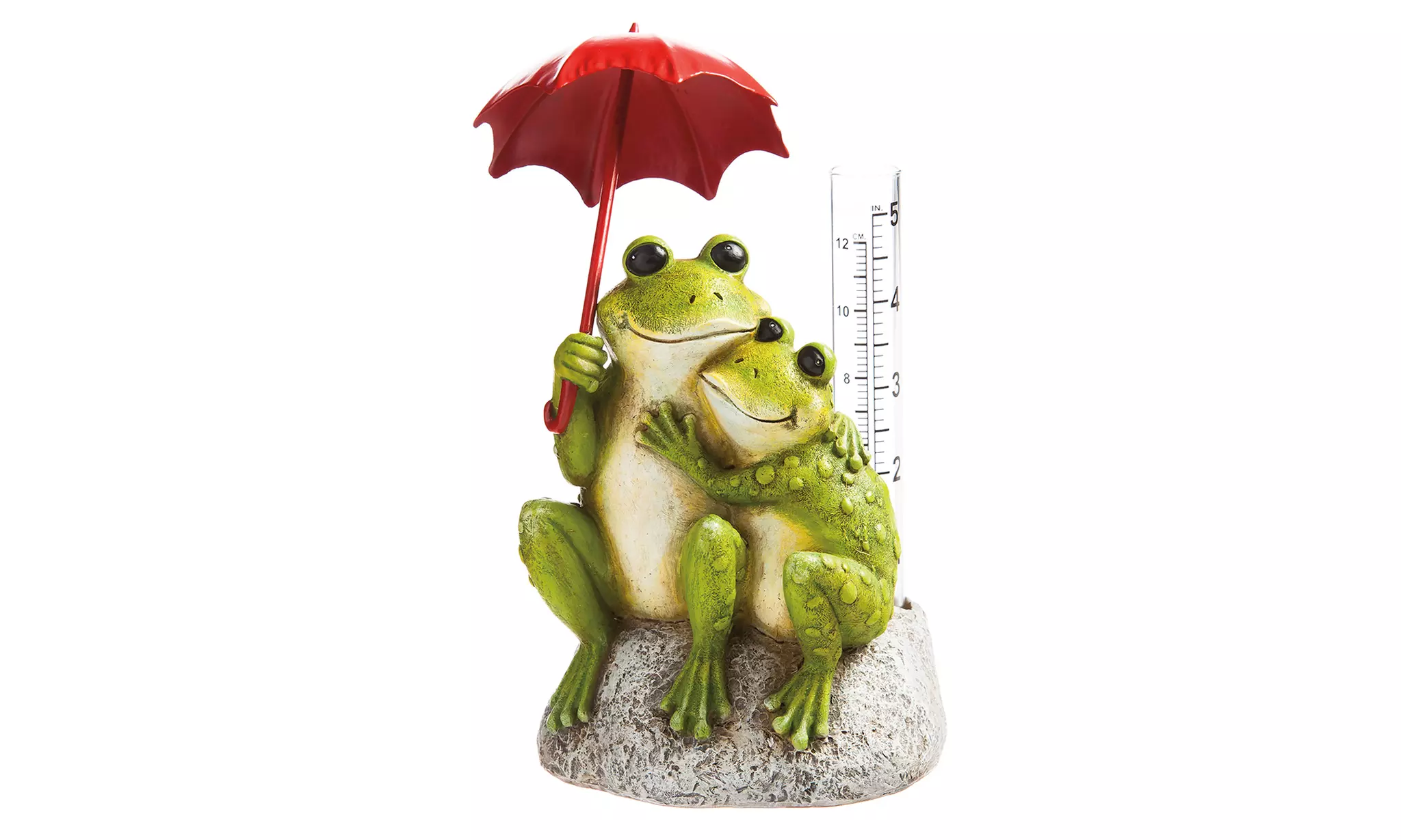 Frog Statuary with Rain Gauge | Groupon Goods