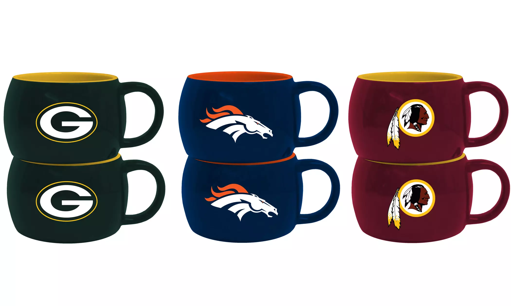 NFL Ceramic Mugs (Set of 2) | Groupon Goods