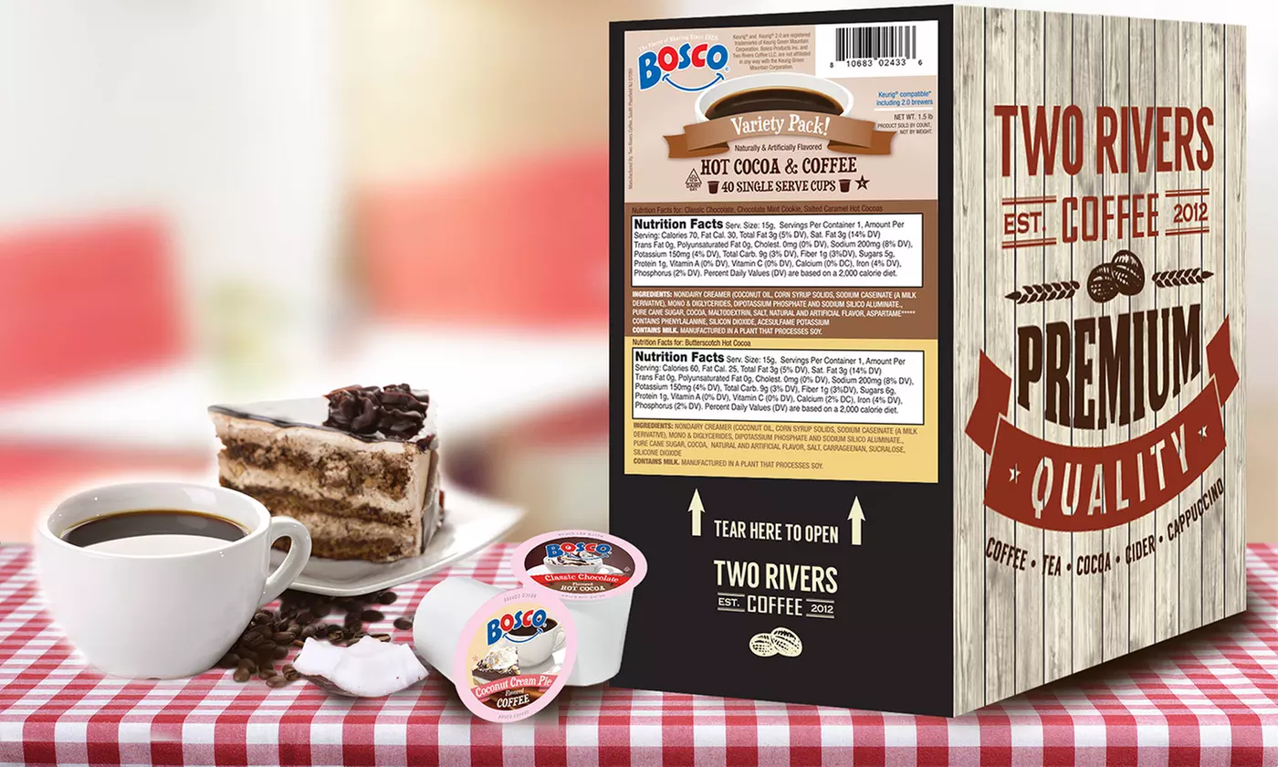 Coffee & Cocoa Sampler (40ct.) | Groupon Goods