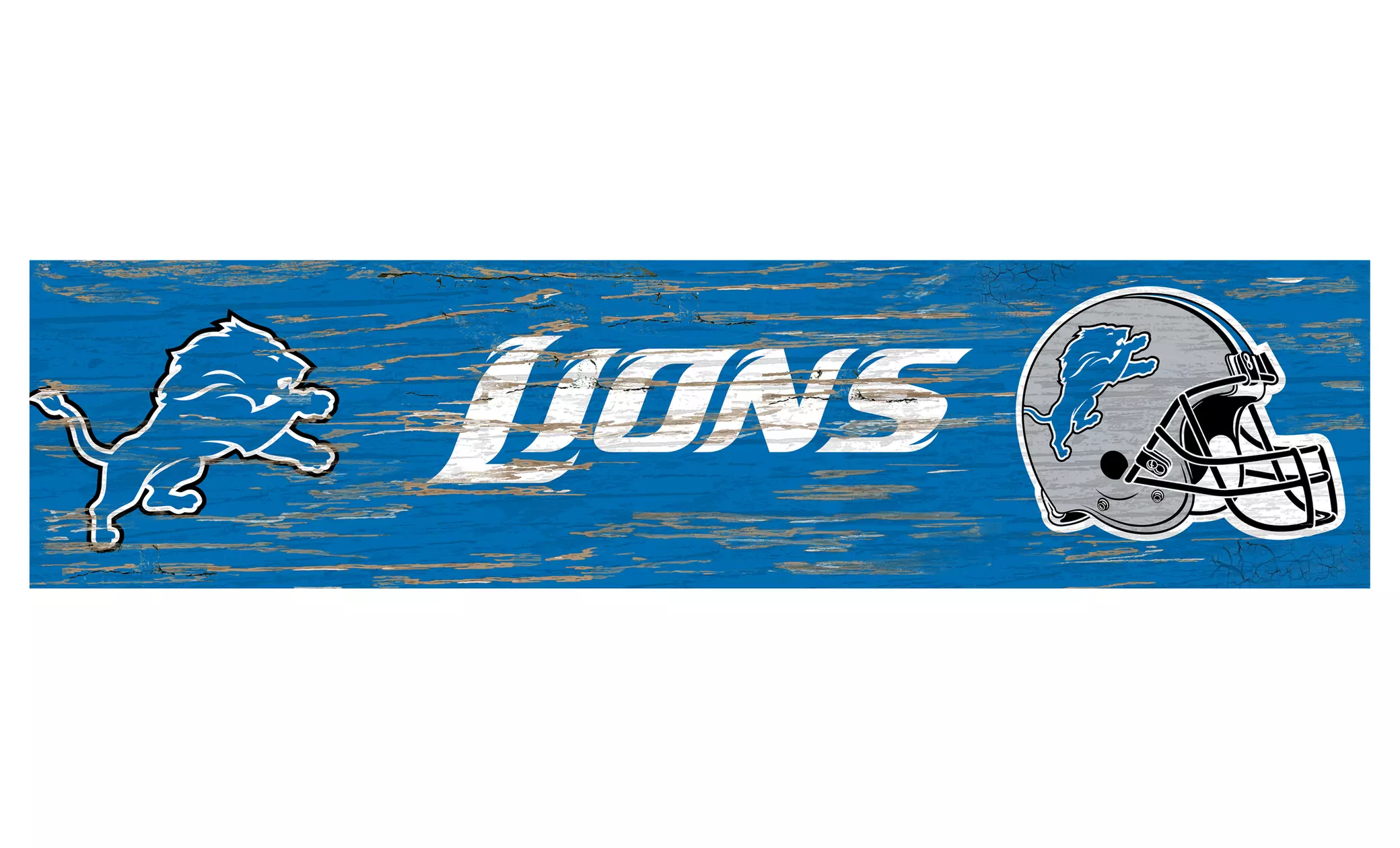 NFL 24" Distressed Team Sign | Groupon Goods